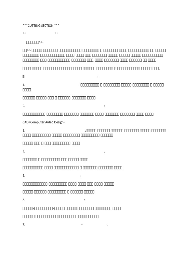 Cutting Section - (03 Ok) | PDF