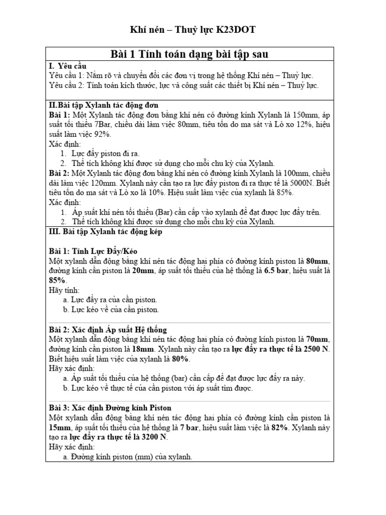 Bai Buoi 1. Tính Toán KN-TLdocx | PDF