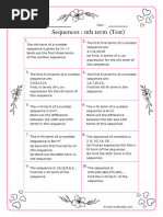 Corbett Maths Sequence Edit 1 | PDF | Mathematics