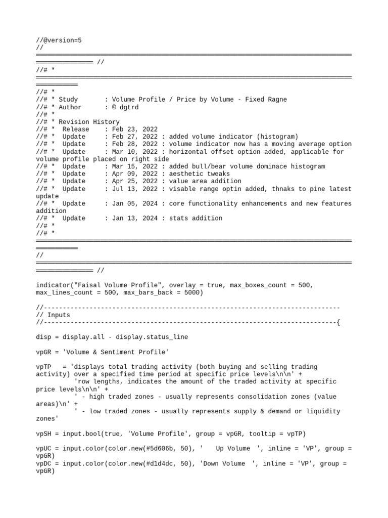 Faisal Volume Profile | PDF | Prices | Microeconomics