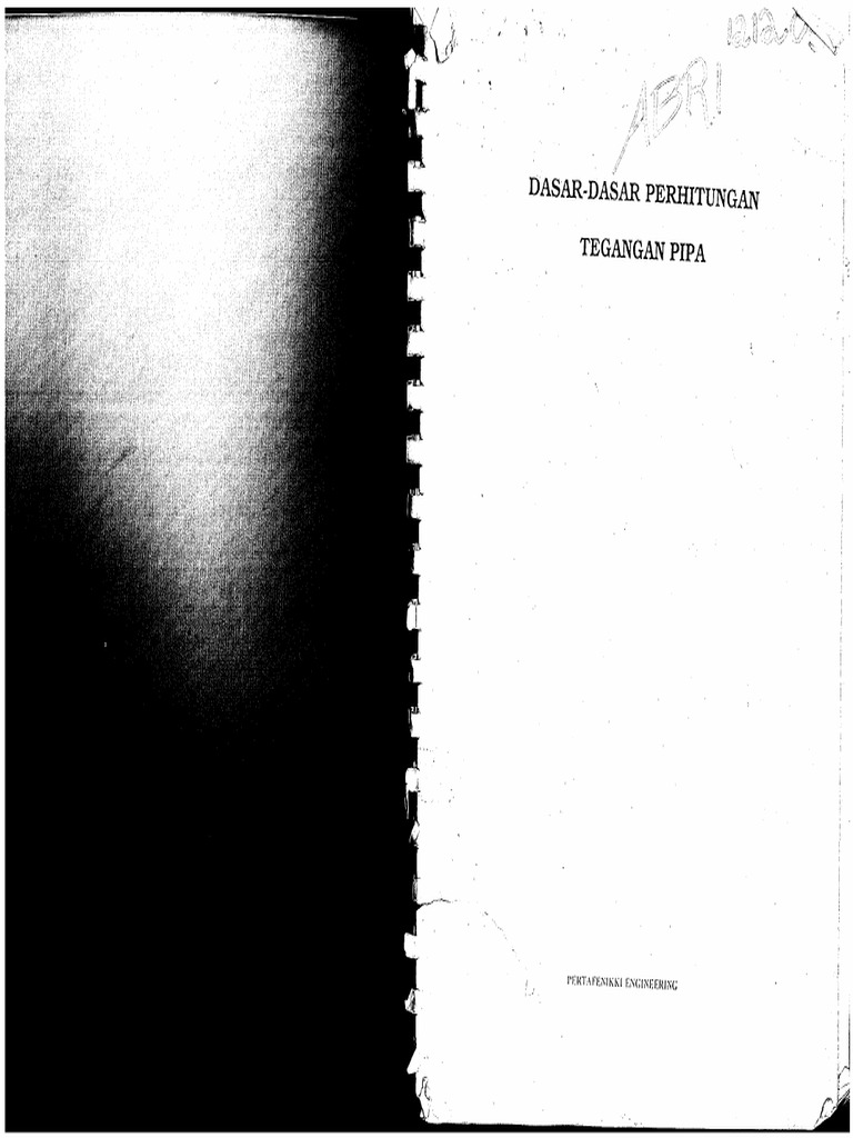 Dasar2 Perhitungan Tegangan Pipa | PDF