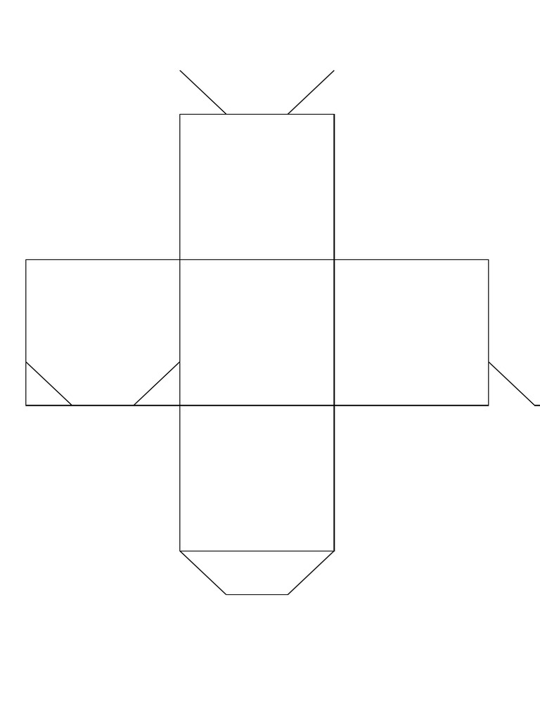 Plantilla Cubo 6.0cm | PDF