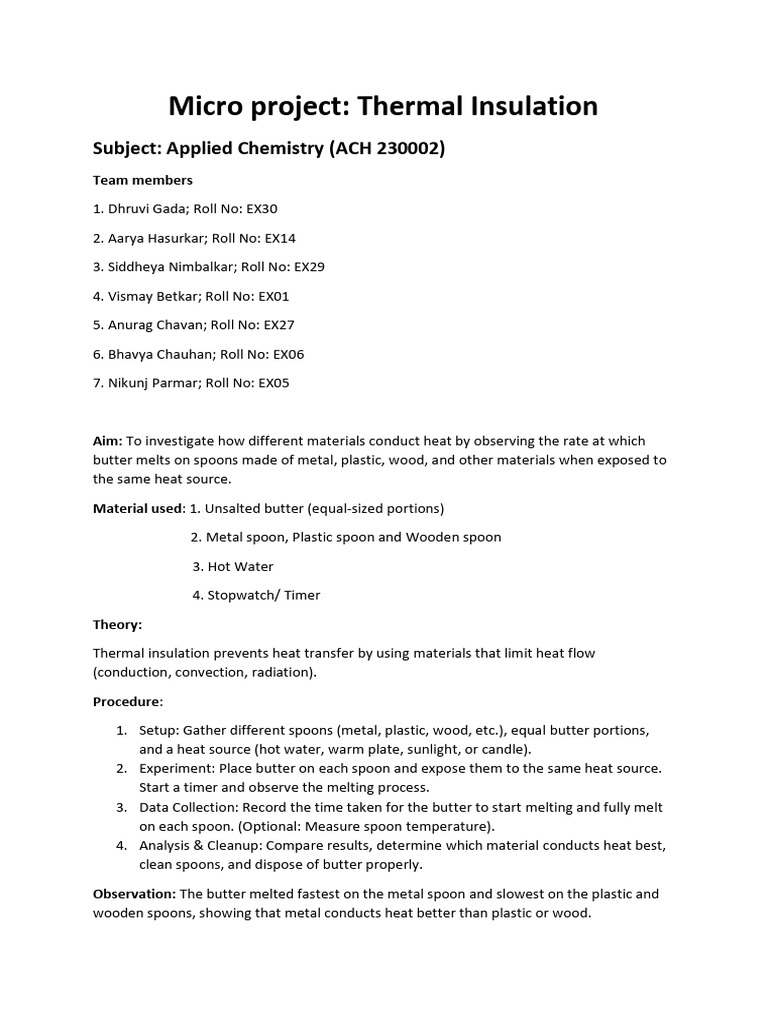 Micro Project Report | PDF