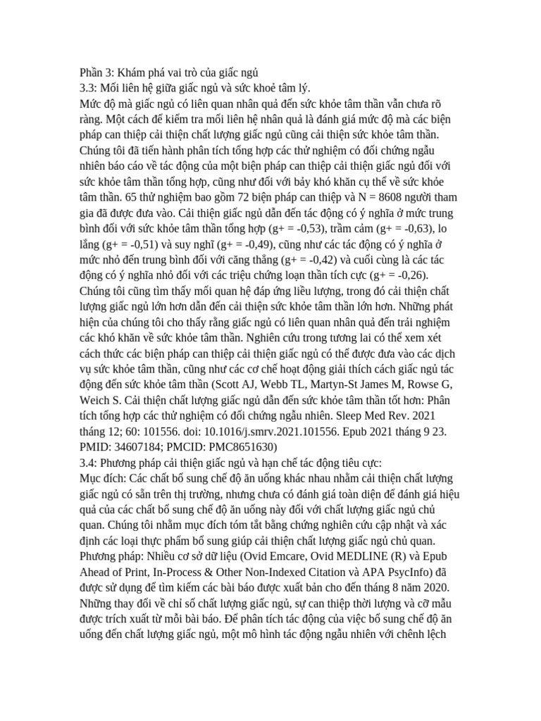 Vai Tro Giac Ngu | PDF