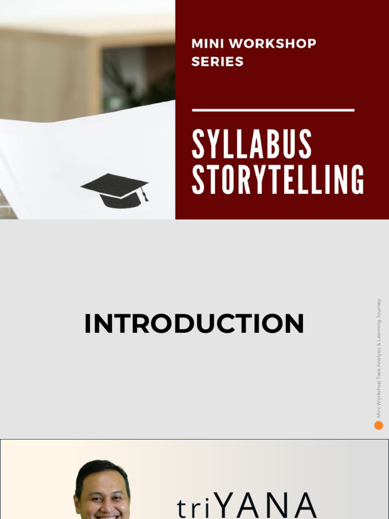 Syllabus Storytelling | PDF | Learning | Procedural Knowledge