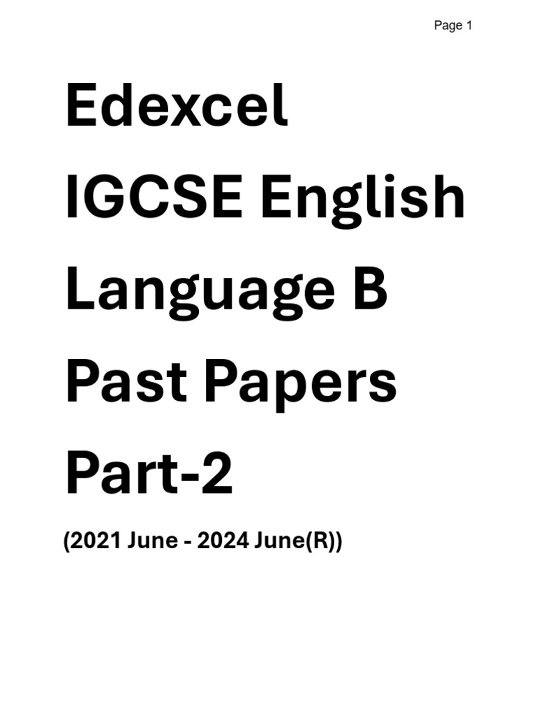 Edexcel IGCSE ELB PP Part 2 Final | PDF | Mania | Optimism