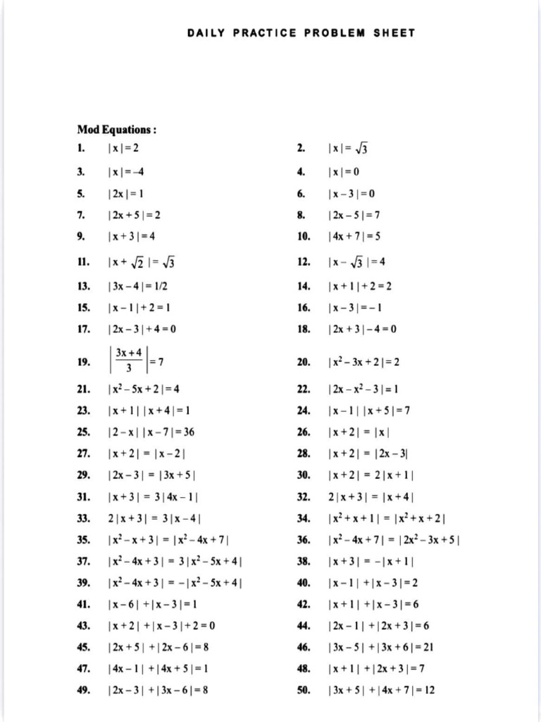 Modulus # | PDF