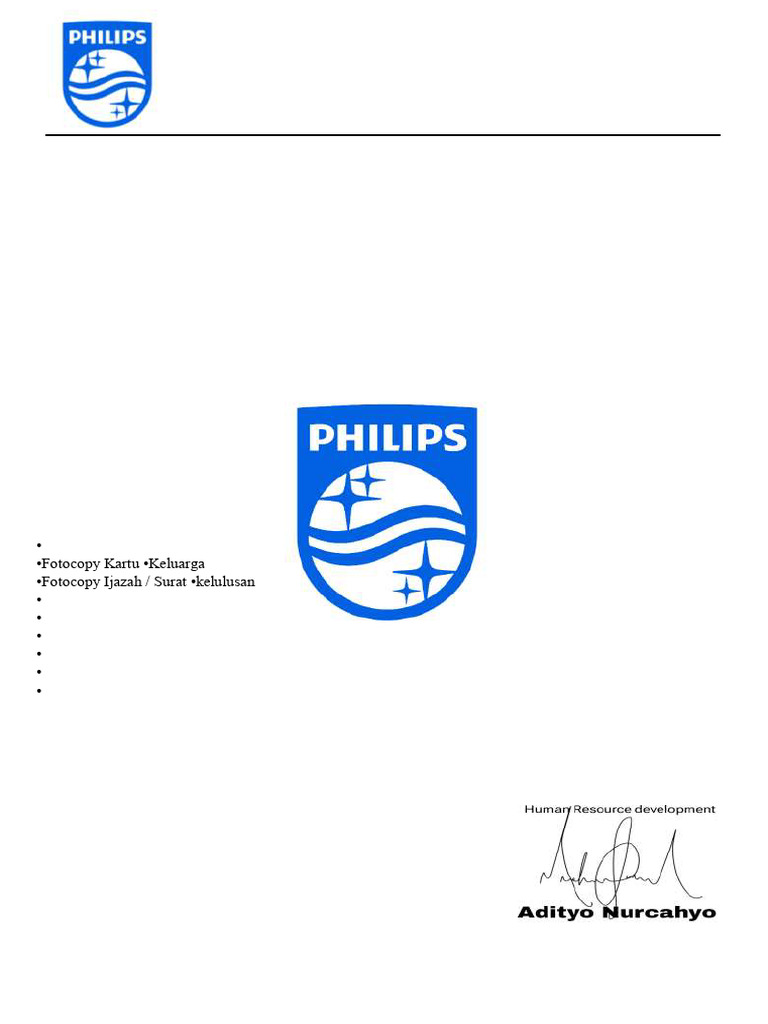 Panggilan Wawancara PT Philips Batam | PDF