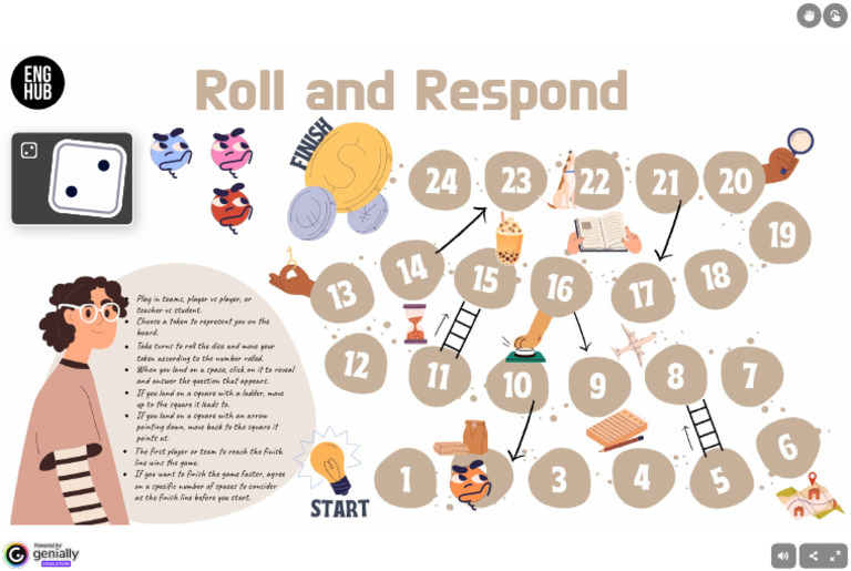 Roll and Respond Game Instructions | PDF