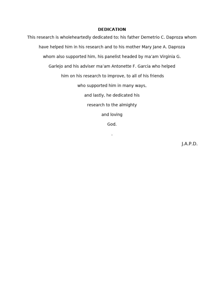 Dedication | PDF