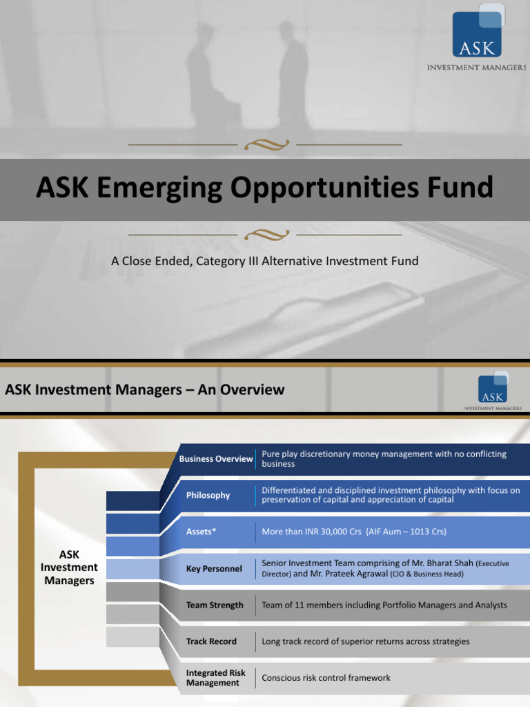 ASK Emerging Opportunities Fund Overview | PDF | Investment Management ...