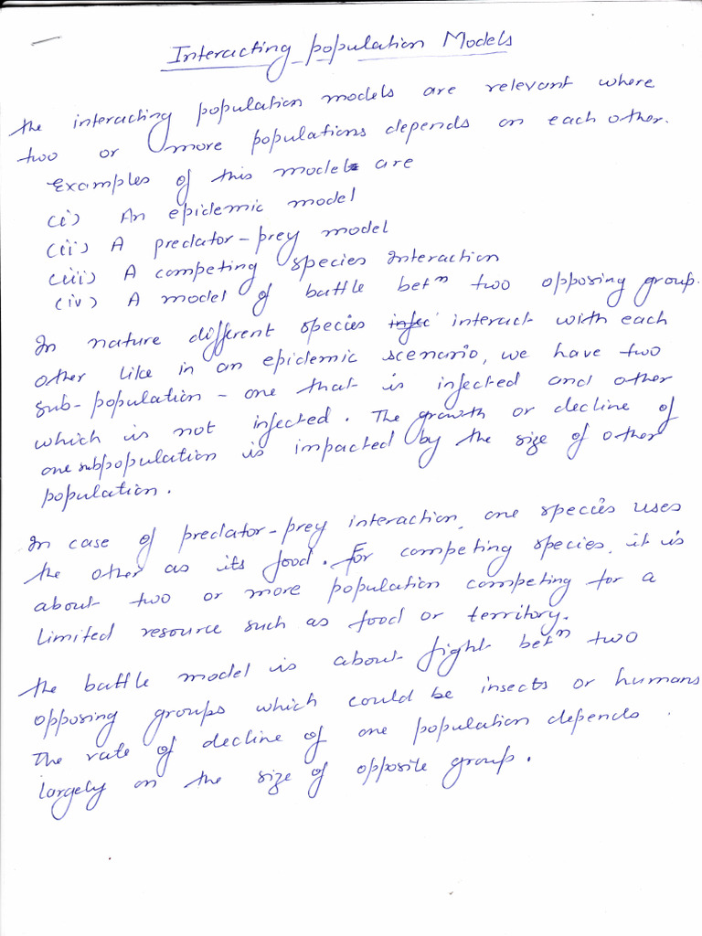 Epidemic Models ODE | PDF