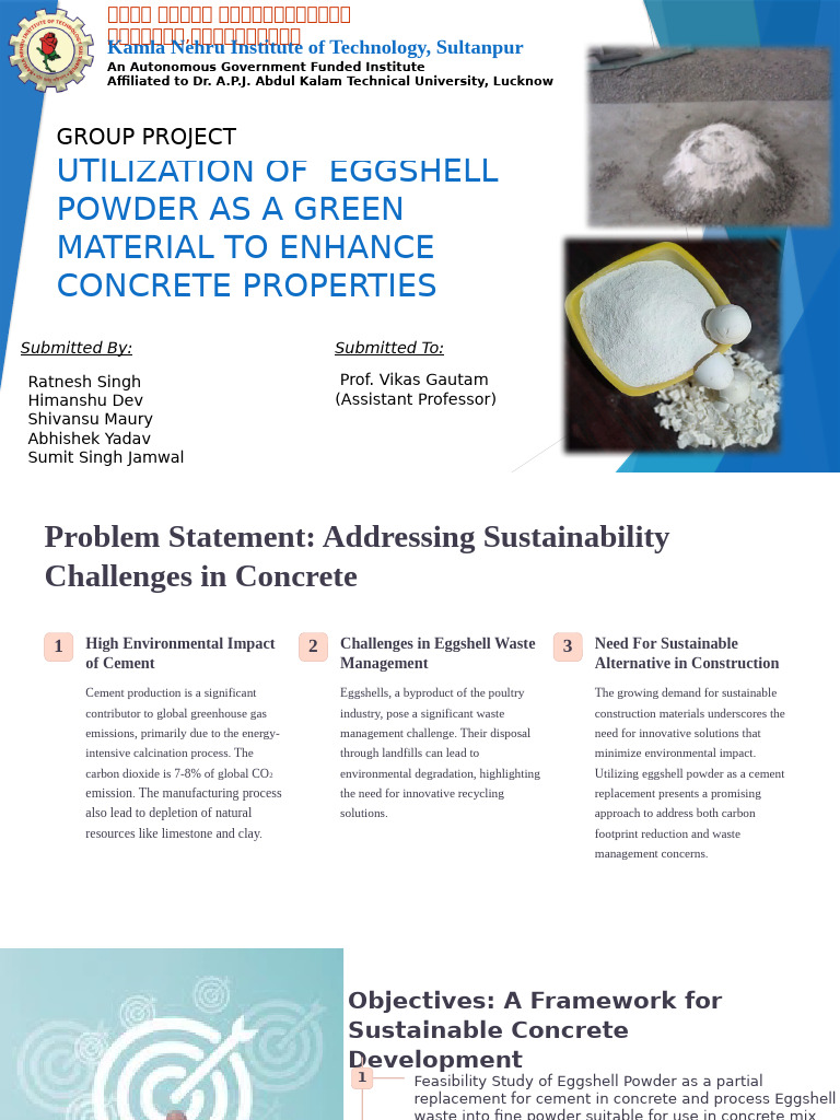 Group 8 Final Presentation | PDF | Concrete | Cement