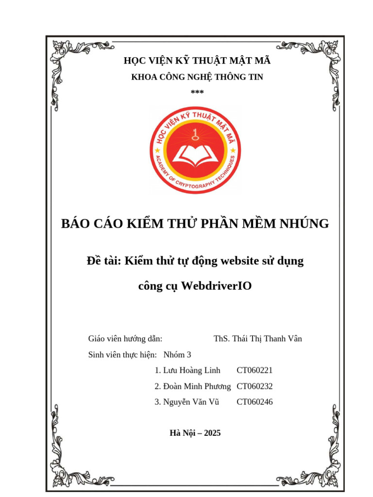 Kiemthutudong CTL | PDF