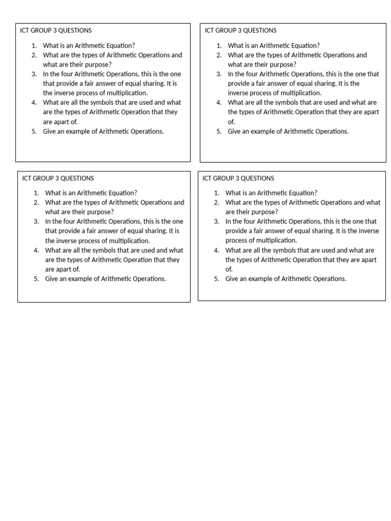 Ict Hand Outs | PDF