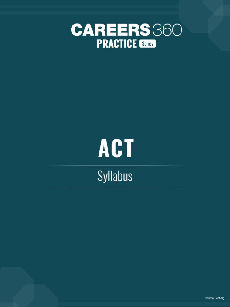 ACT English Section Overview | PDF | Mathematics | Science