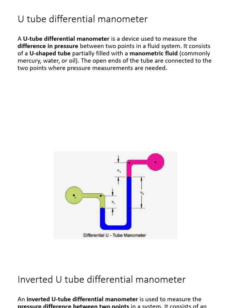 Manometer | PDF