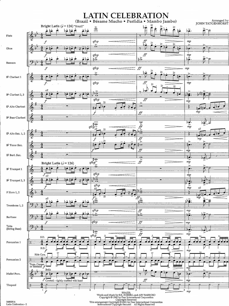 460 Latin Celebration | PDF