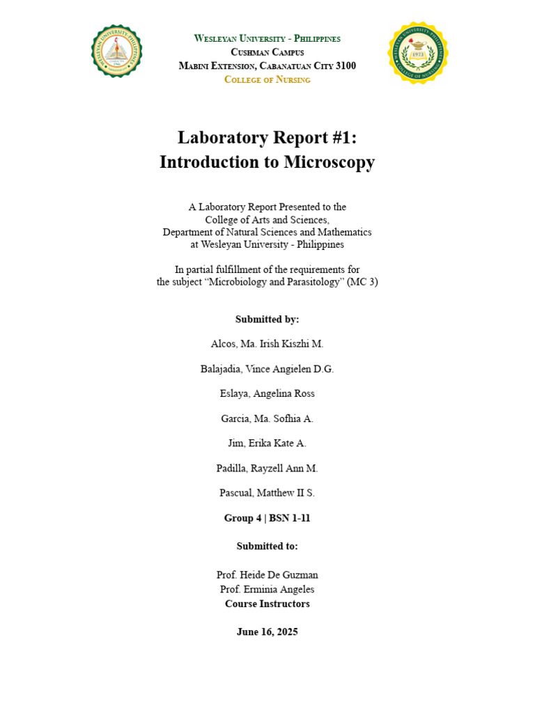 #1 - Introduction To Micros | PDF | Microscope | Microscopy