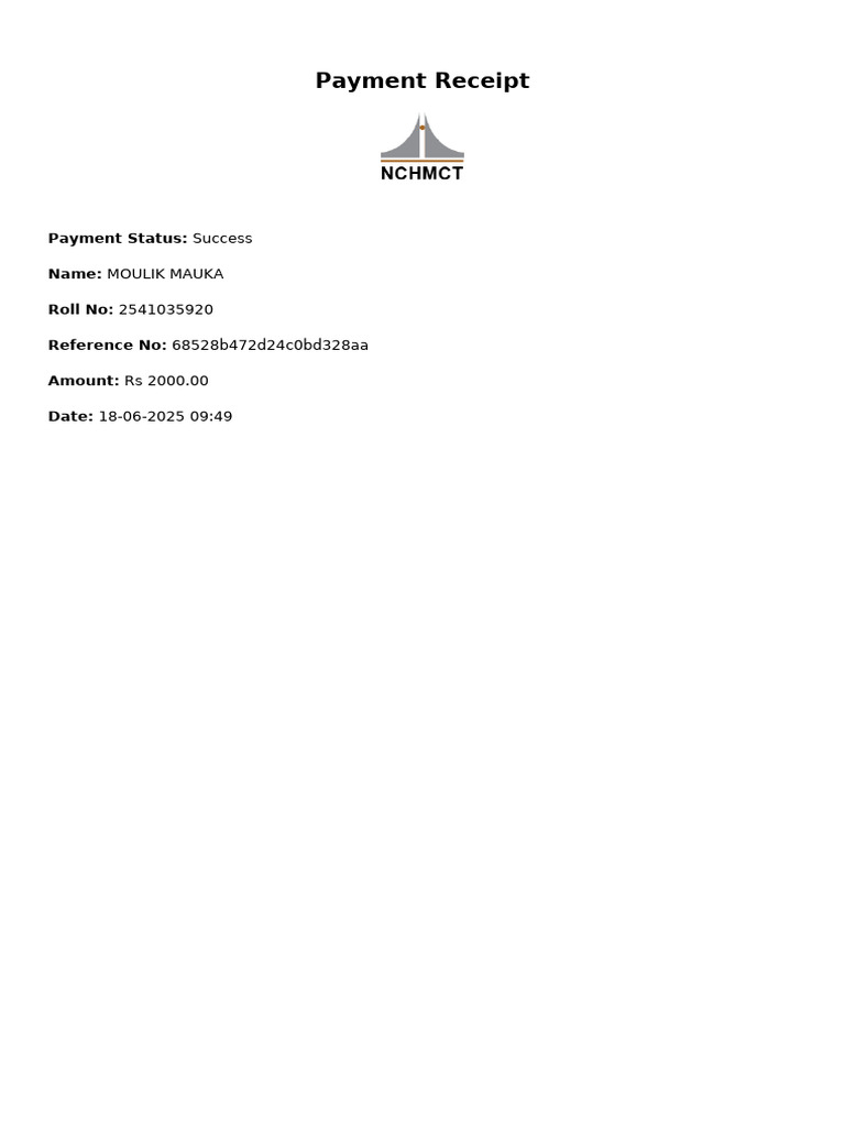Payment Receipt 68528b472d24c0bd328aa | PDF