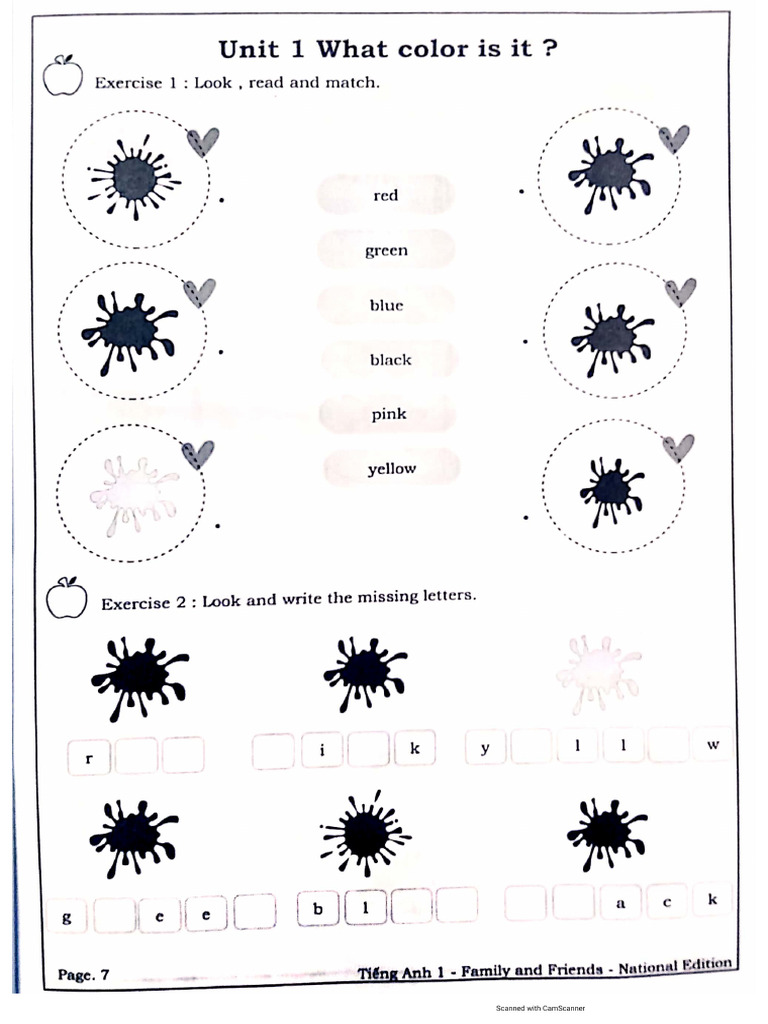 Unit 1 - What Color Is This | PDF