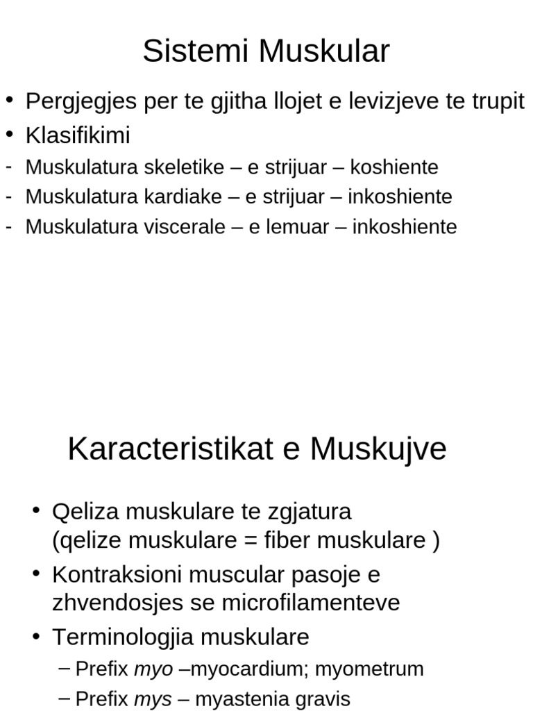 Sistemi Muskular.F | PDF