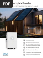 Deye 15kW Hybrid Inverter Datasheet | PDF | Alternating Current ...