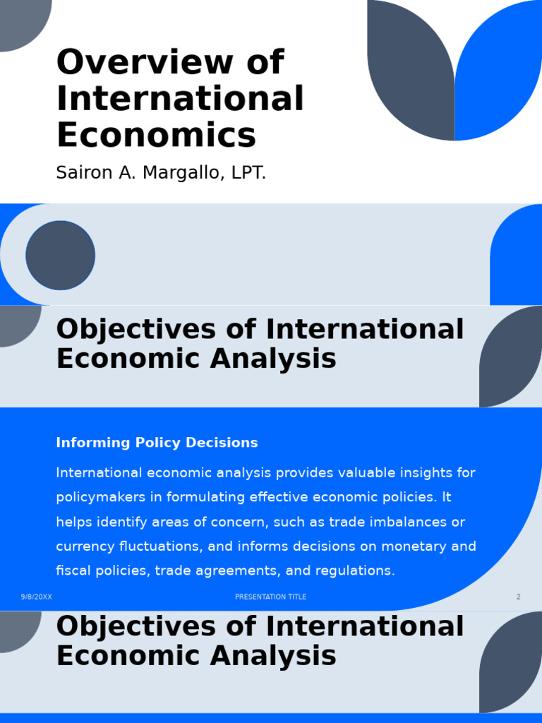 Key Insights in International Economics | PDF | International Economics ...