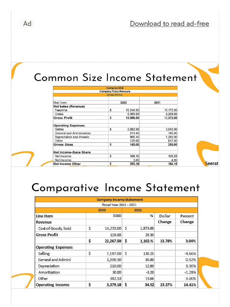 Class 12th Income Statements | PDF