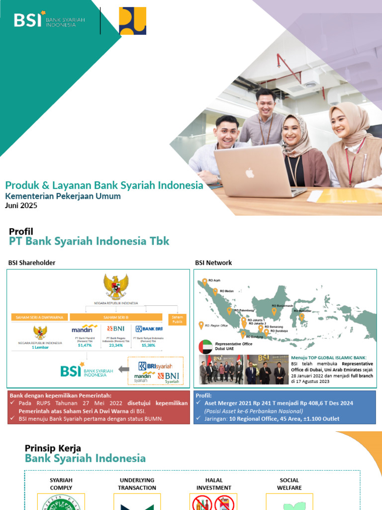 Bank Bsi - Sosialisasi For Kemen Pekerjaan Umum Juni 2025 KCP Pu | PDF