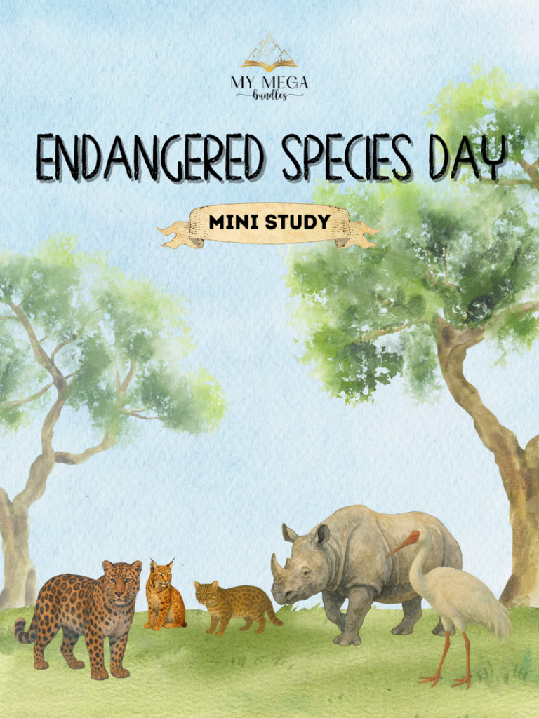 Endangered Species Day Activities | PDF | Endangered Species | Climate ...
