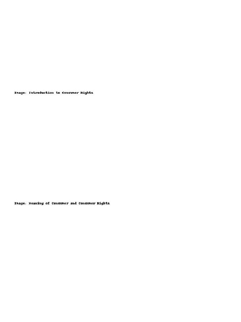 Consumer Rights Project With Images | PDF