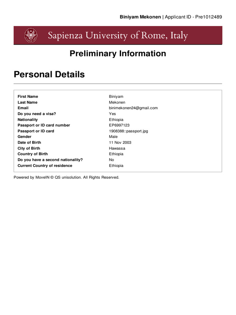 Pre Application PDF | PDF