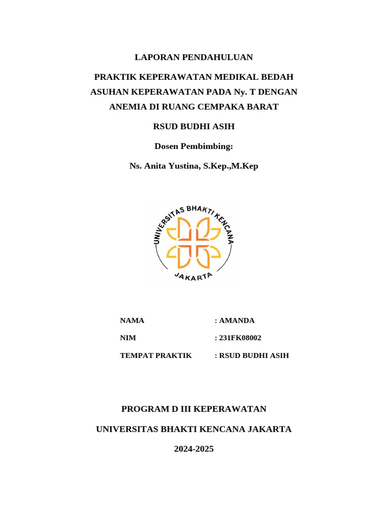 LP Anemia Amanda | PDF