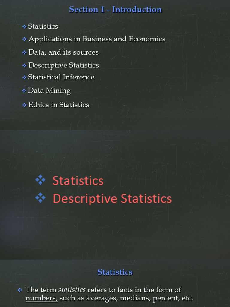 Part 1 - Basic Statistics | PDF | Level Of Measurement | Categorical Variable