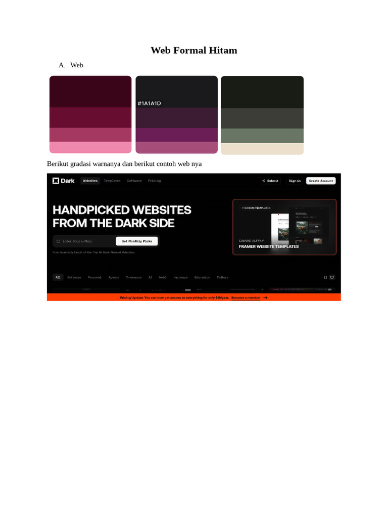 Web Formal Hitam | PDF
