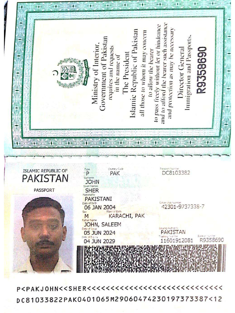 Sher John Passport | PDF