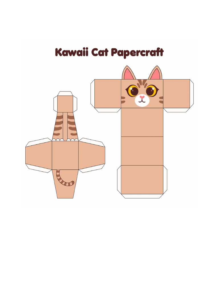 Papercraft Cat Template Printable Free - 378859.jpg | PDF