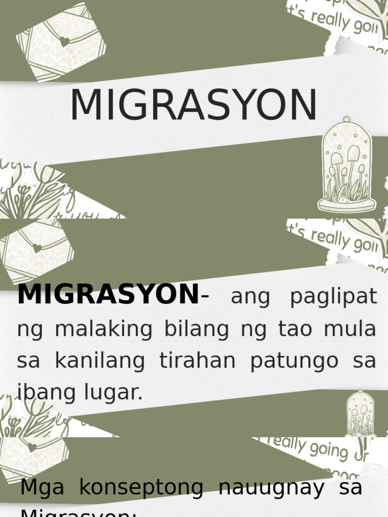 Ap10 Q2 WK 5-6 Migrasyon | PDF