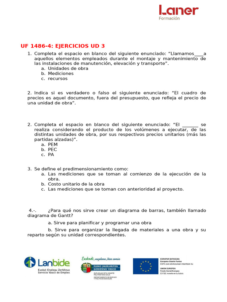 Uf1486 - 4 Ejercicios Ud3 | PDF
