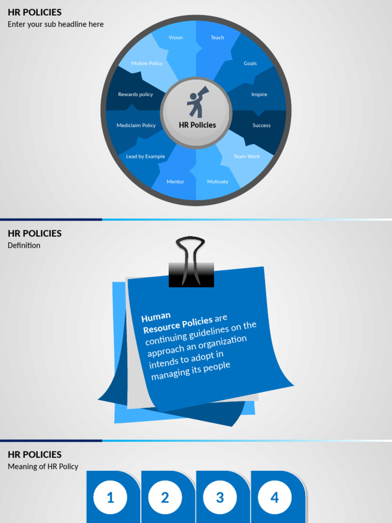 HR Policies Static 16x9 | PDF | Human Resources | Employment