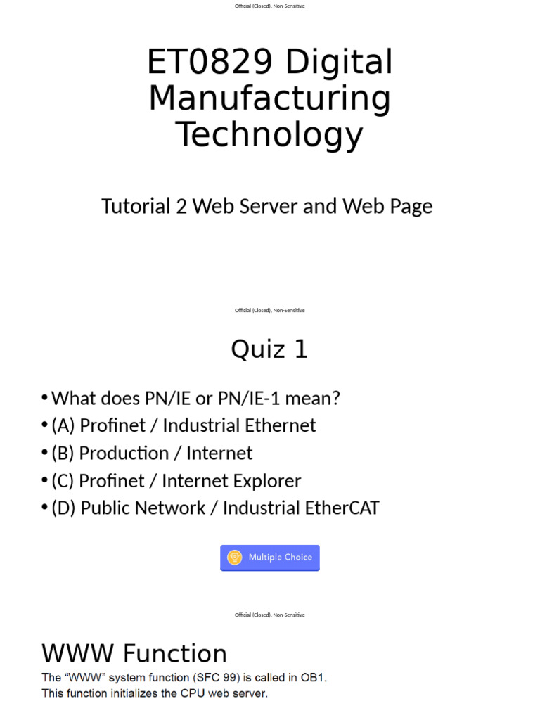 Tut 2 Web Server and Web Pages | PDF