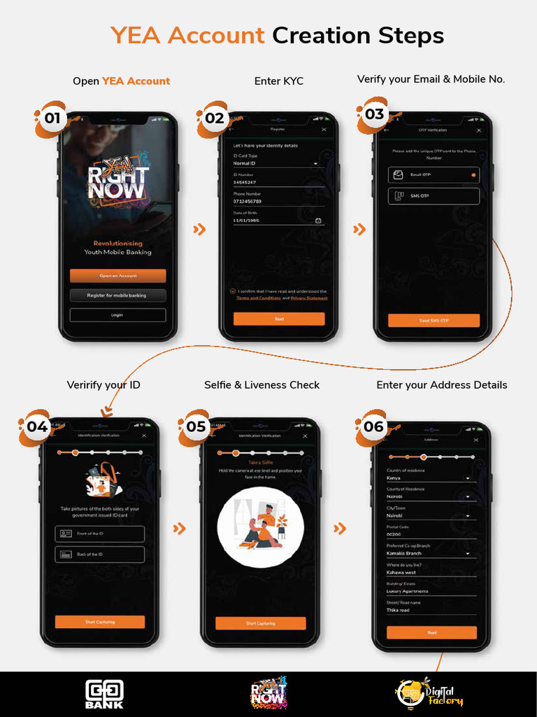 YEA Account Opening Steps Guide | PDF