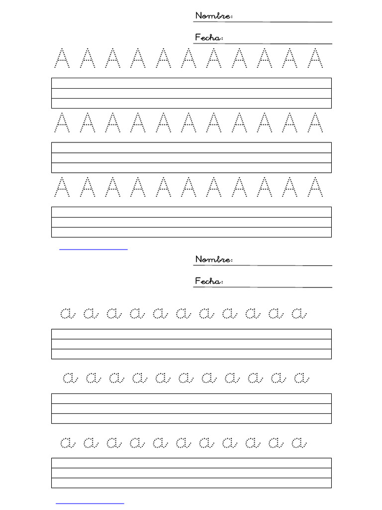 Fichas de Lectoescritura Vocales | PDF