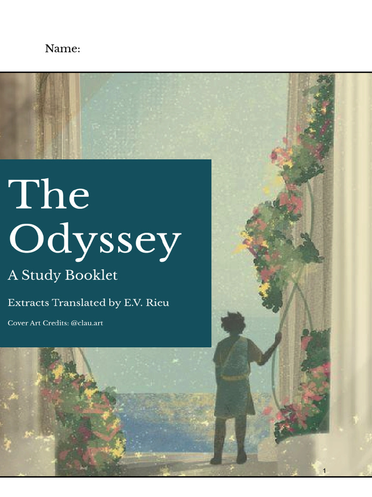 Odyssey Study Booklet - OCR The Homeric World | PDF | Odyssey | Penelope