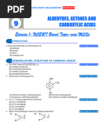 Aldehydes, Ketones and Carboxylic Acids - PYQ (2012-2024) | PDF | Aldehyde | Ketone