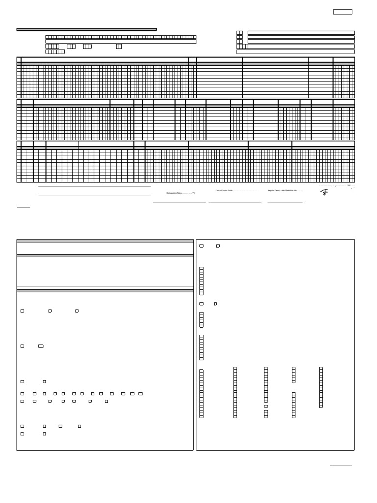 Formulir F101 Biodata Penduduk Bandung | PDF