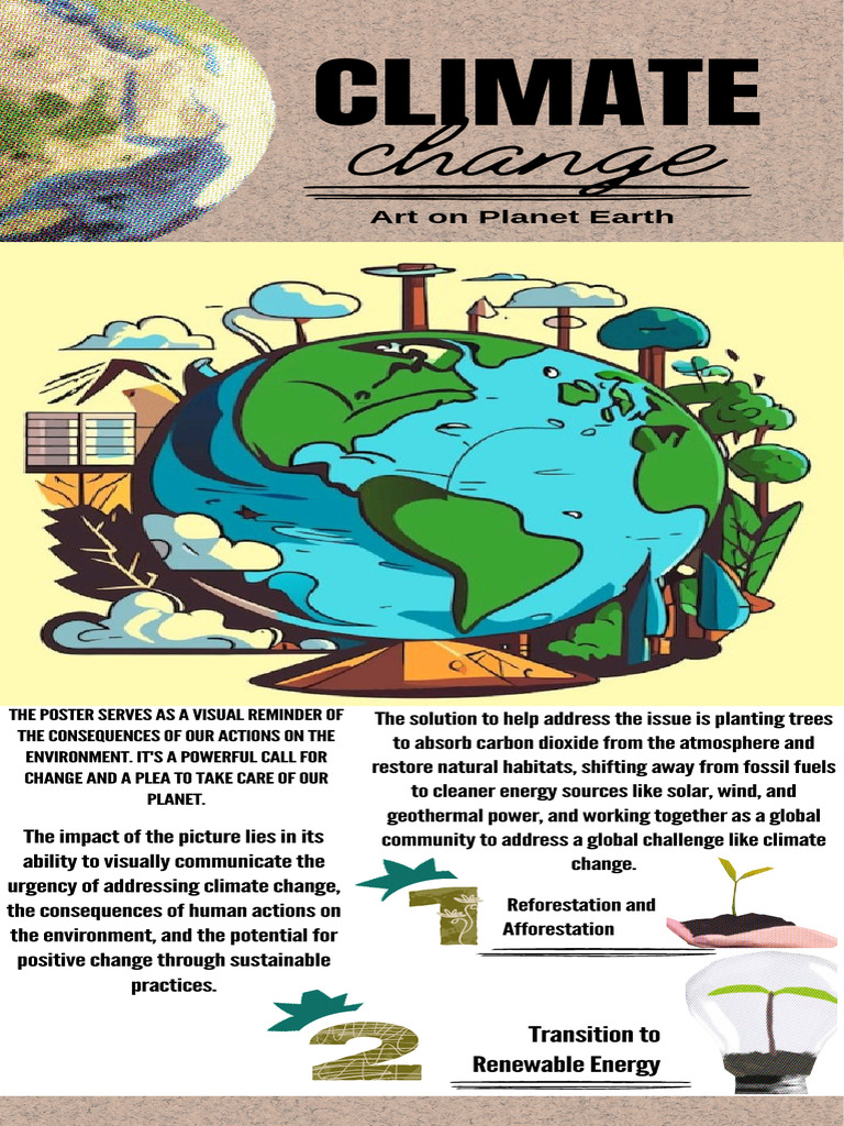 Brown Scrapbook Climate Change Infographic | PDF