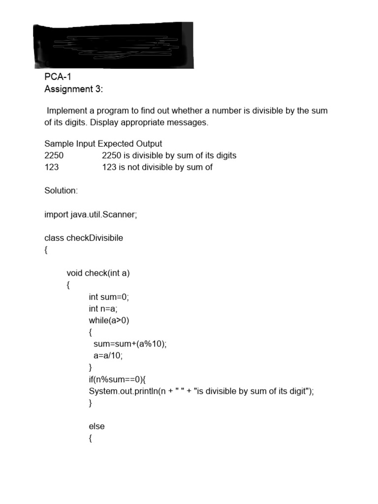 PCA-1 OOPs - LAB. | PDF