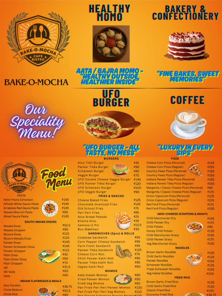 Menu IIT Cafeteria | PDF